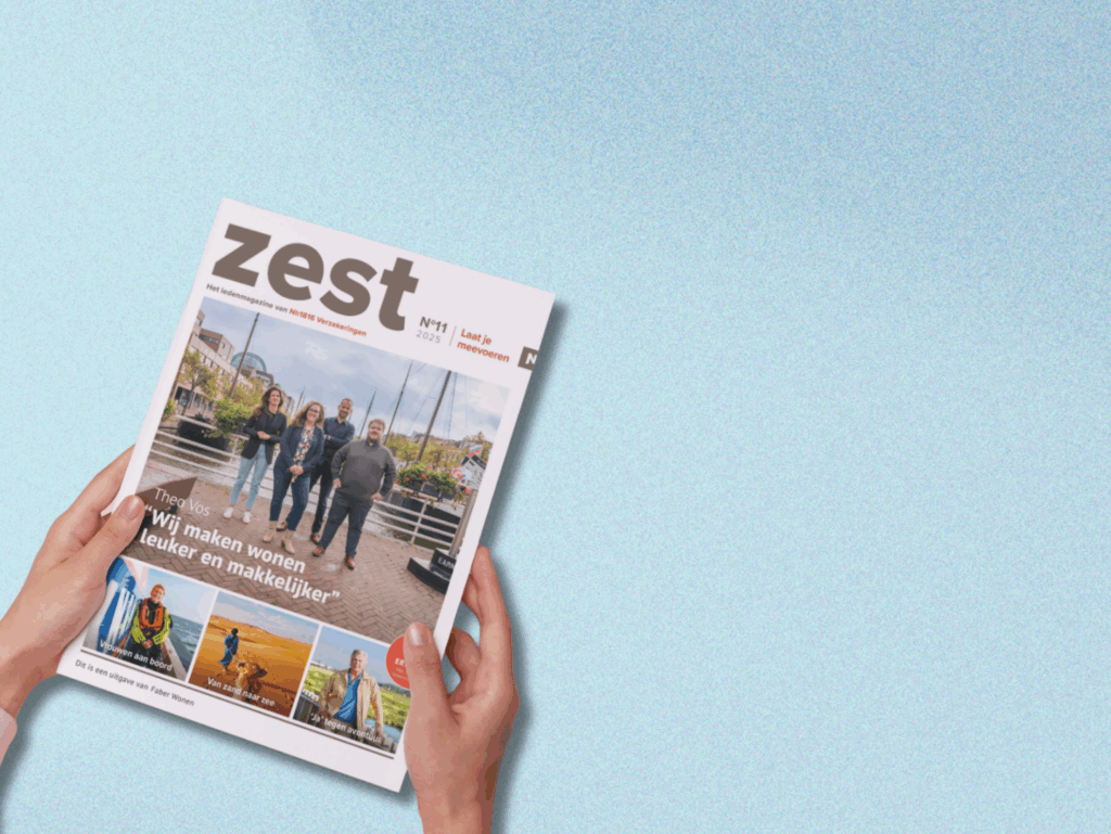 De nieuwe editie van het ZEST Magazine - Faber Wonen